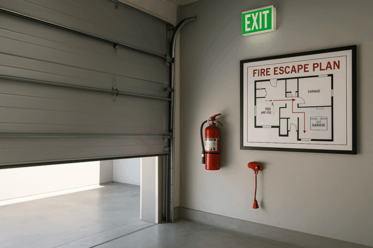 How Your Garage Door Can Make or Break a Fire Escape Plan